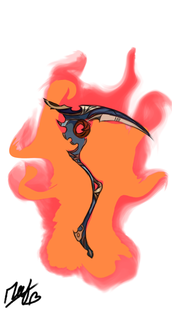Death sickle [SpeedPaint] - ibisPaint