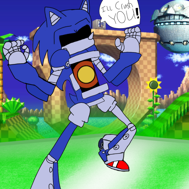 Mecha Sonic mk 3 - ibisPaint