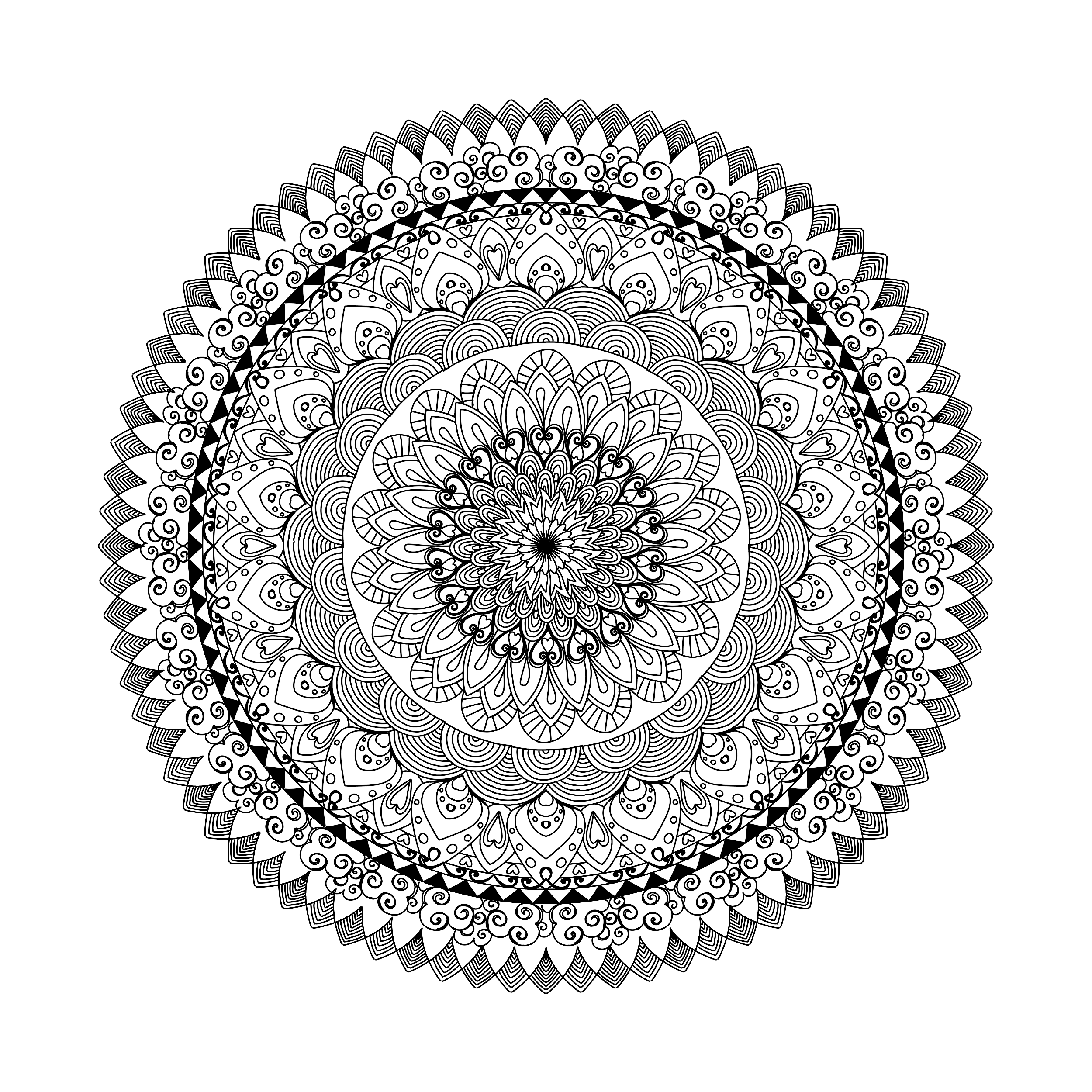 Mandala Pattern 3 - ibisPaint