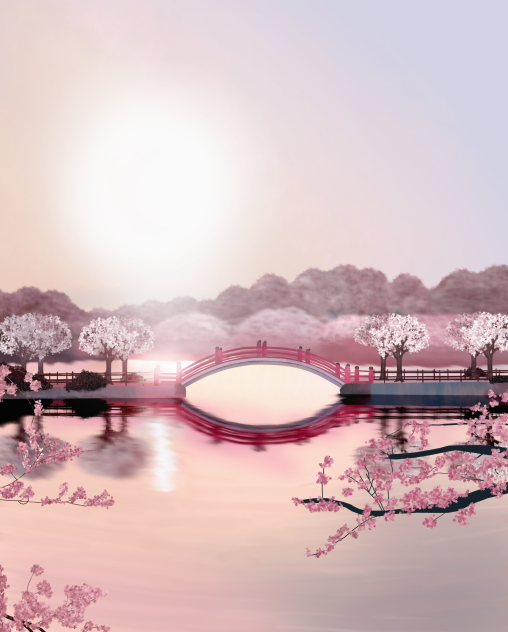 spring scenery2 - ibisPaint