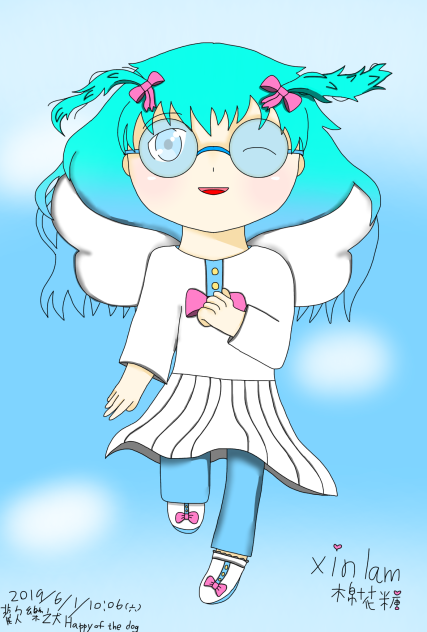 xin lam cotten candy - ibisPaint