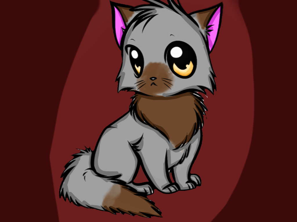 My OC cat! - ibisPaint