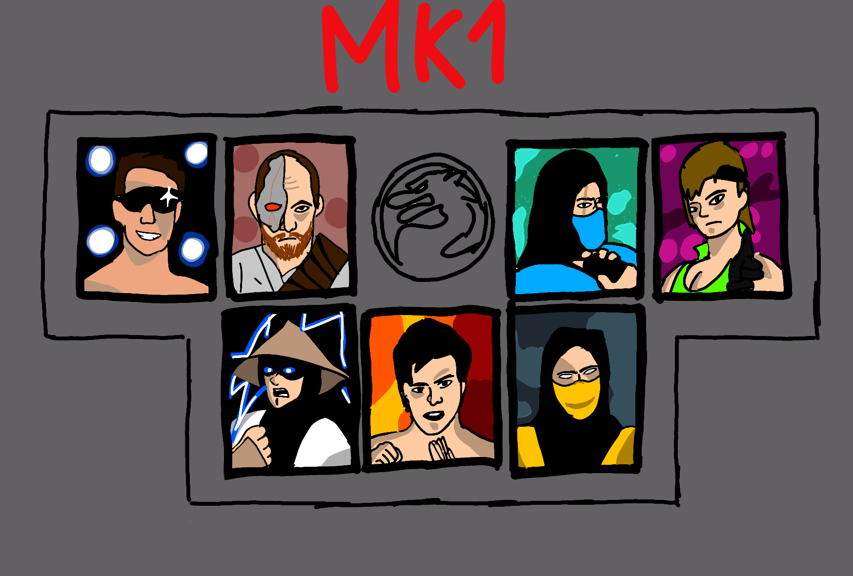 mortal kombat 1 fan art - ibisPaint