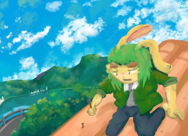 Roof repair - ibisPaint