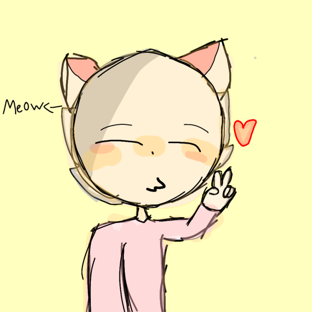 My drawing in house meow - ibisPaint