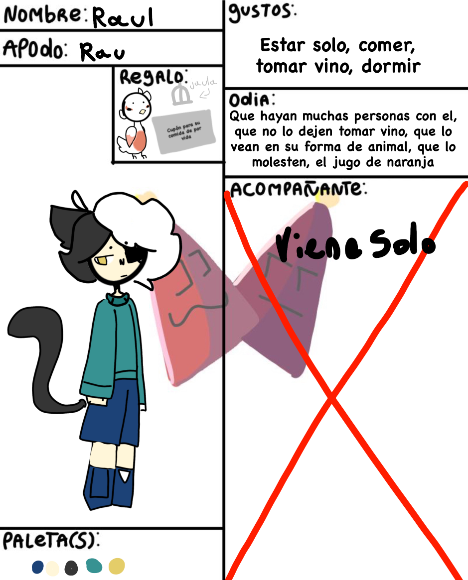 Ficha para la ñaca-party XD - ibisPaint