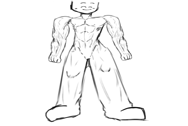 Buff man - ibisPaint