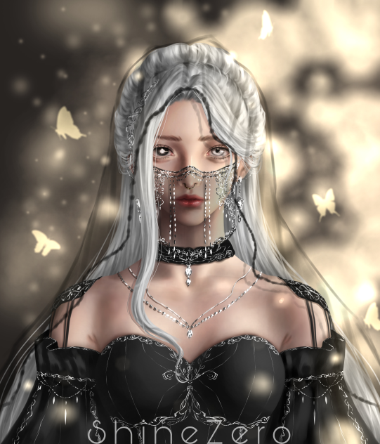 Xenna-Black & White - ibisPaint