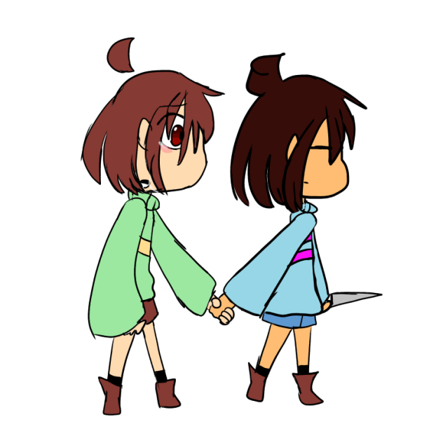 ‘frisk.. i dont want to do this..’ - ibisPaint