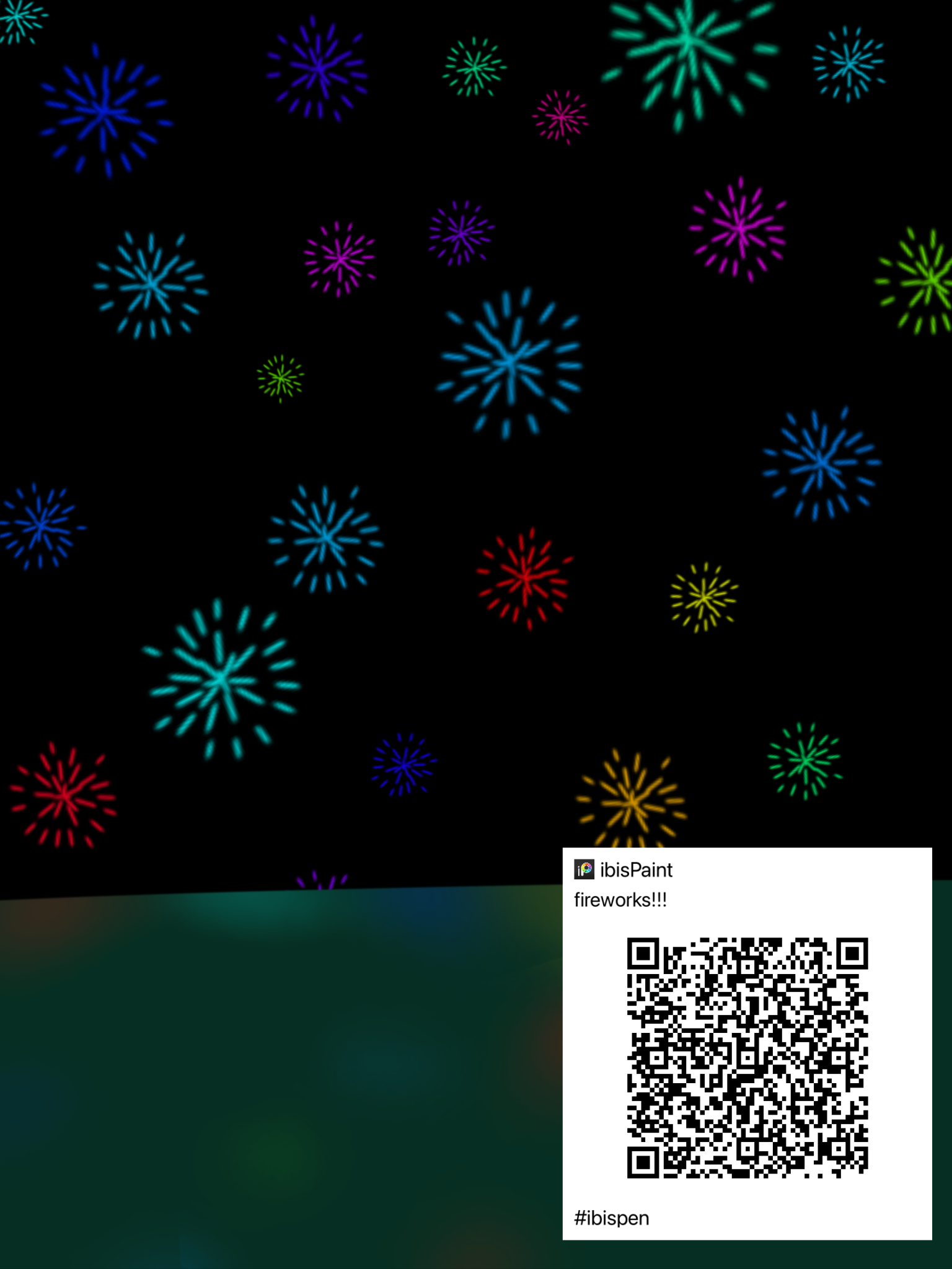 Fireworks brush!!! - ibisPaint