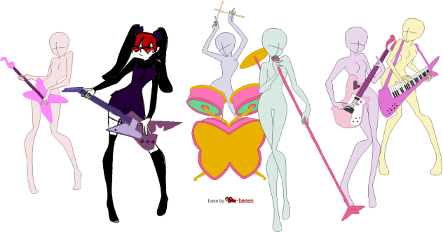 Rock band collab - ibisPaint