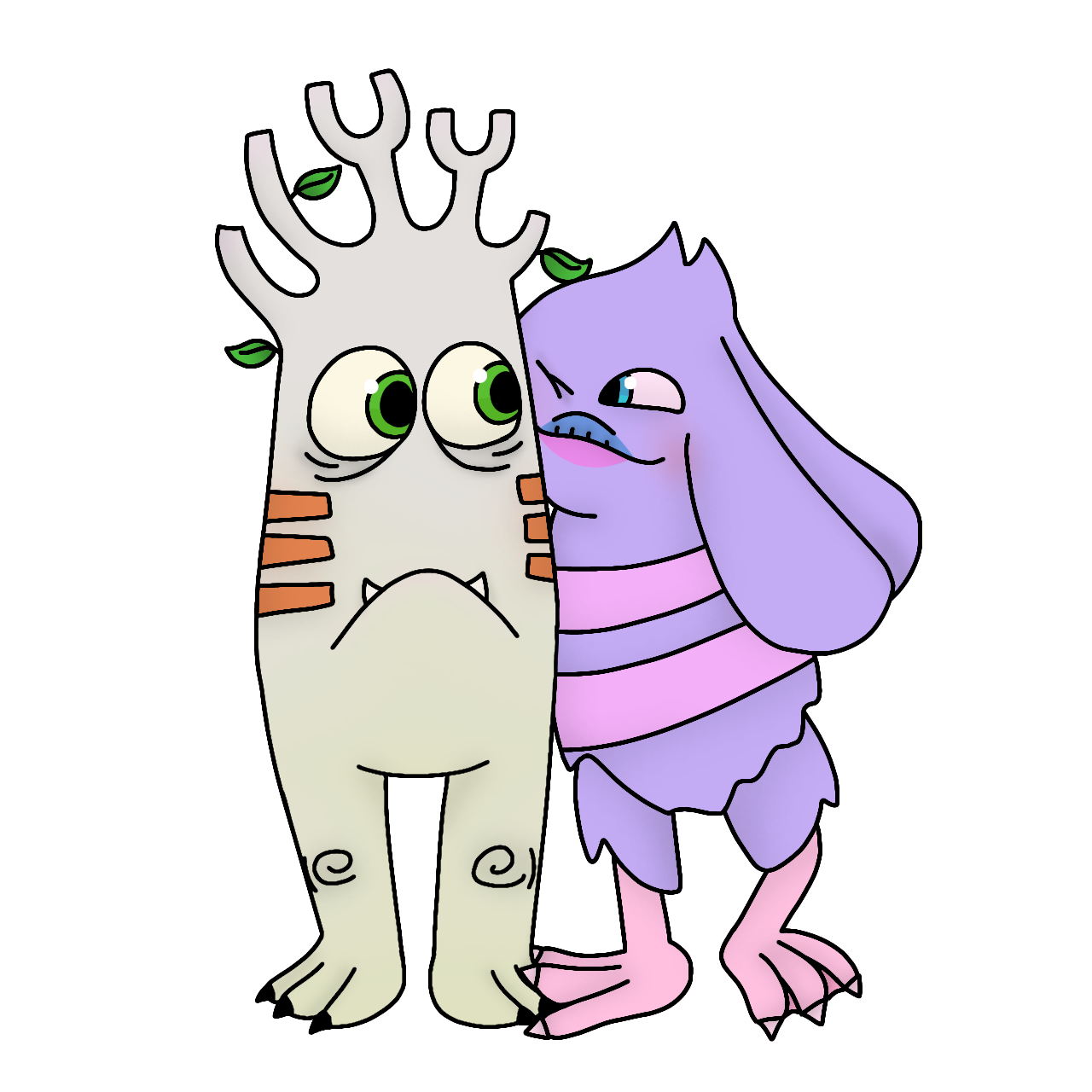 Whaddle and Rootitoot AAAAAAAHHHHHHH - ibisPaint