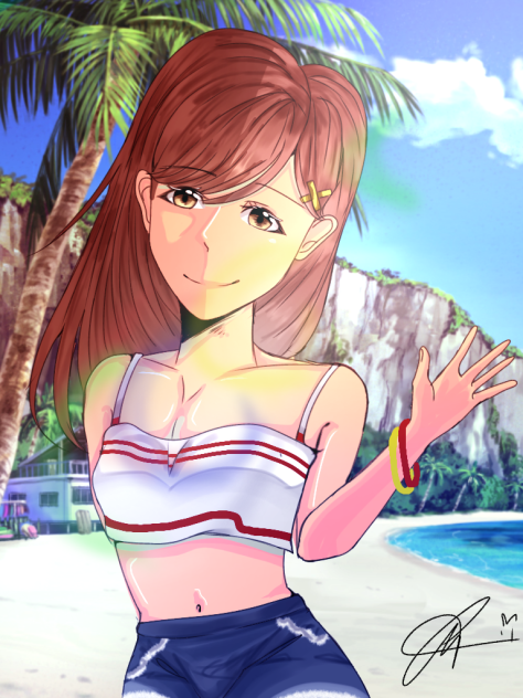 sunny summer☀ - ibisPaint