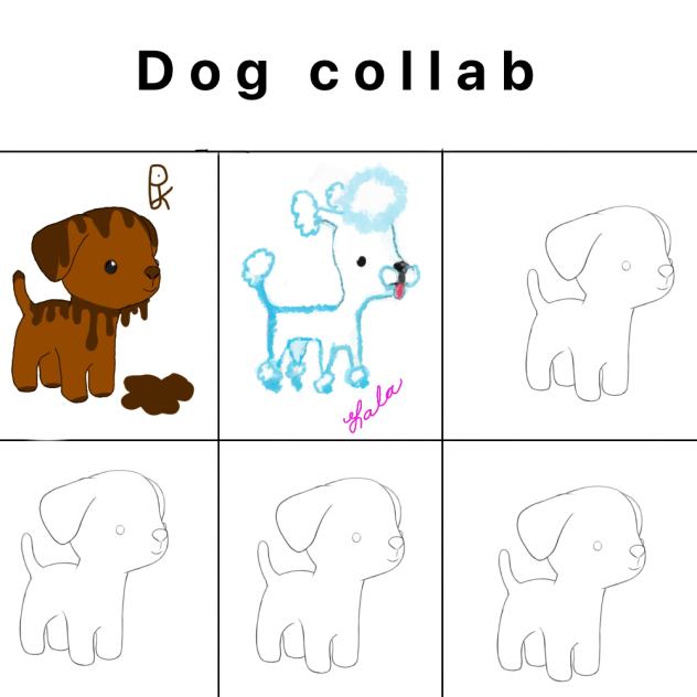 Dog colab - ibisPaint