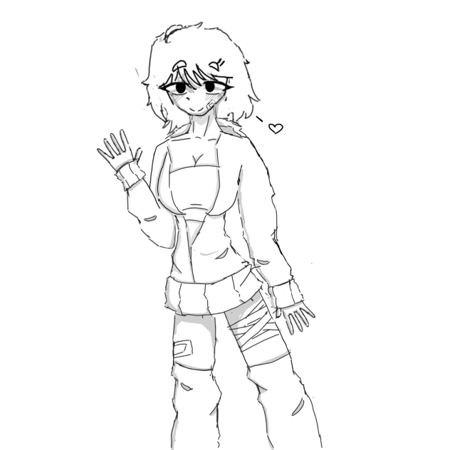 Hi ! ⭐️(Line art ) - ibisPaint