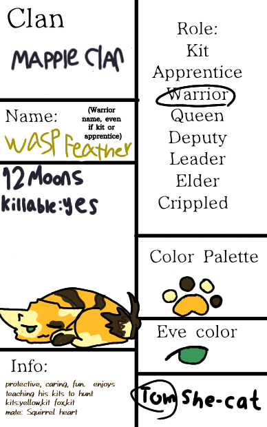 character 1 wasp feather - ibisPaint