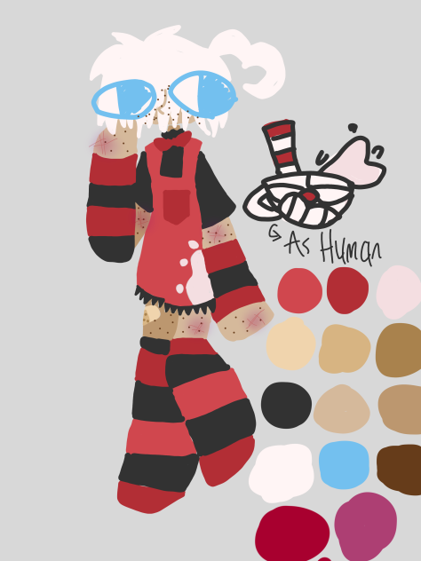 human cuphead - ibisPaint