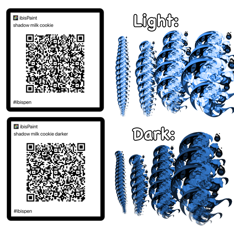 Shadow milk cookie brush - ibisPaint