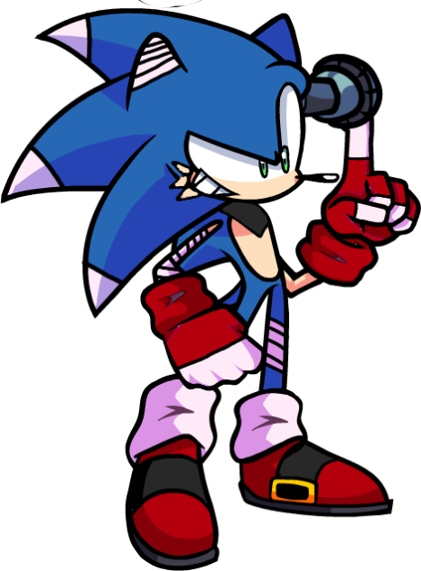 Sonic FNF art parte 1 - ibisPaint