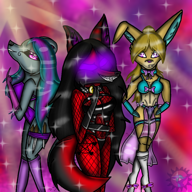 saloon girls - ibisPaint