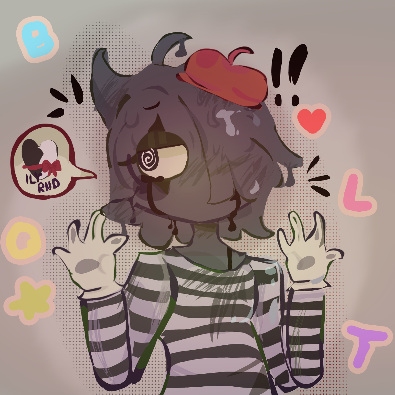 Blot the mime🩶🩶 - ibisPaint