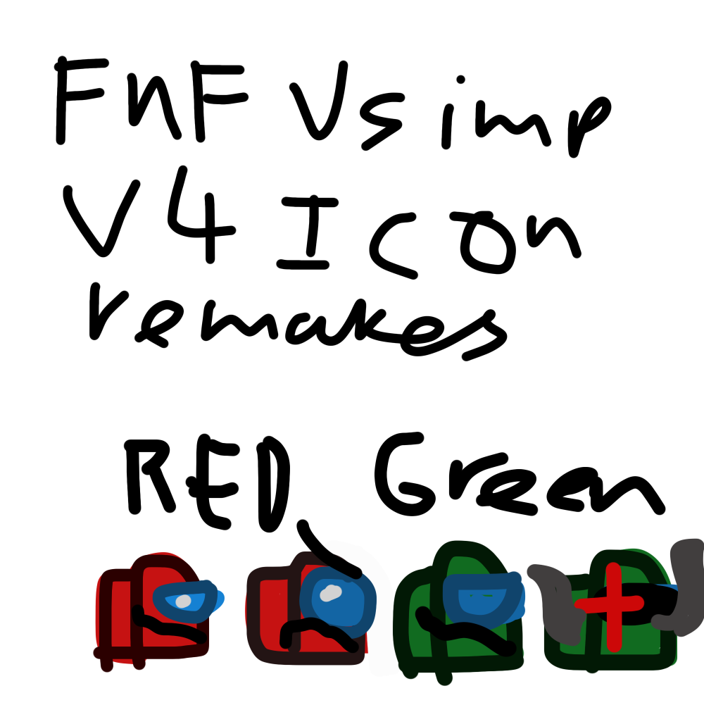 fnf vs imposter v4 icon remakes #1 - ibisPaint