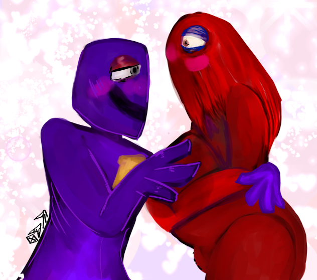 red guy x purple guy. yaoi Mpreg - ibisPaint