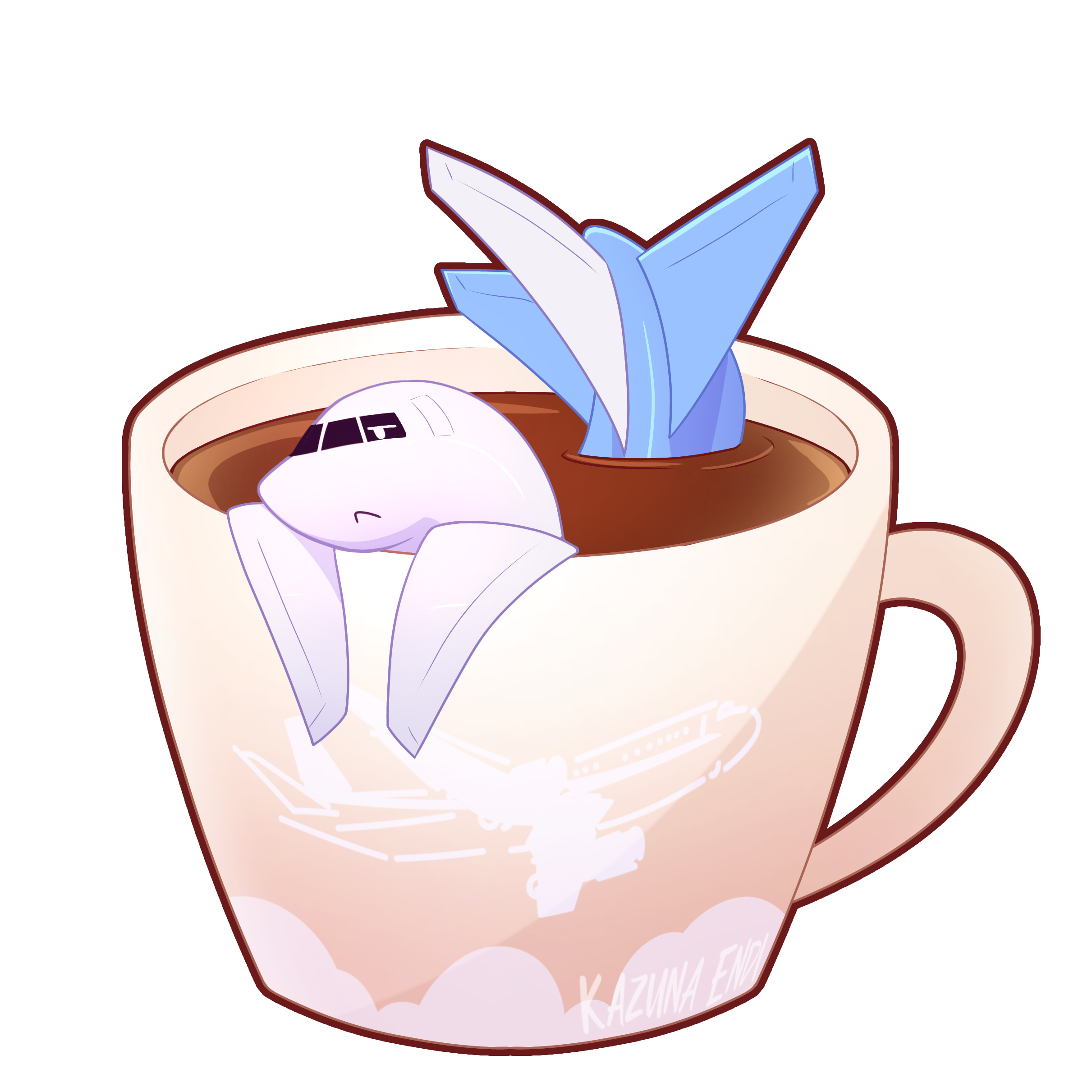 cup of plane coffee - ibisPaint