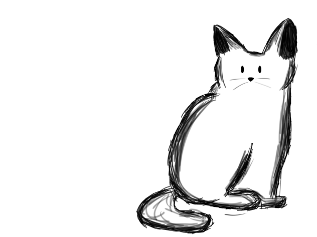 Scribble the cat - ibisPaint