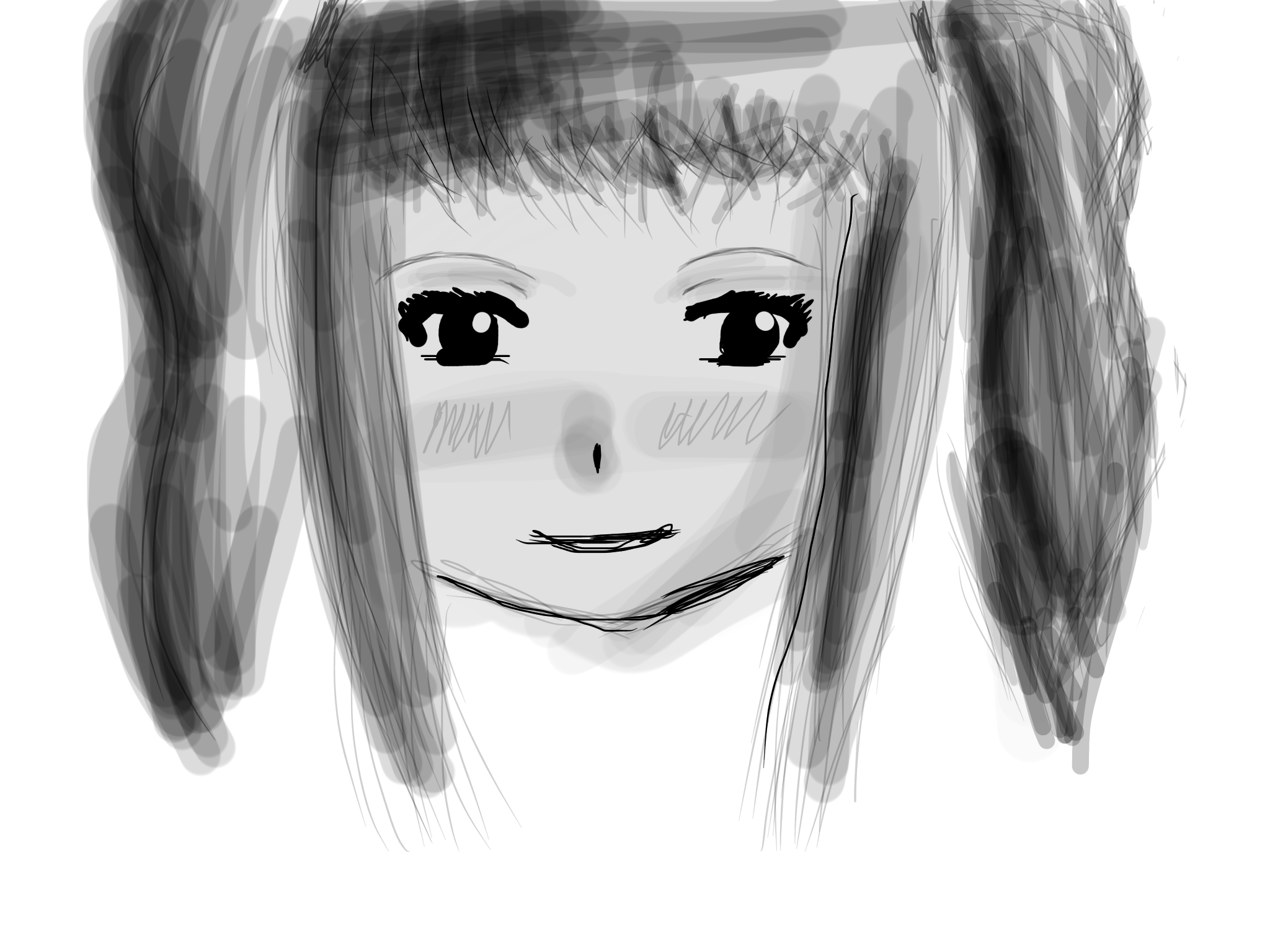 quick anime girl - ibisPaint