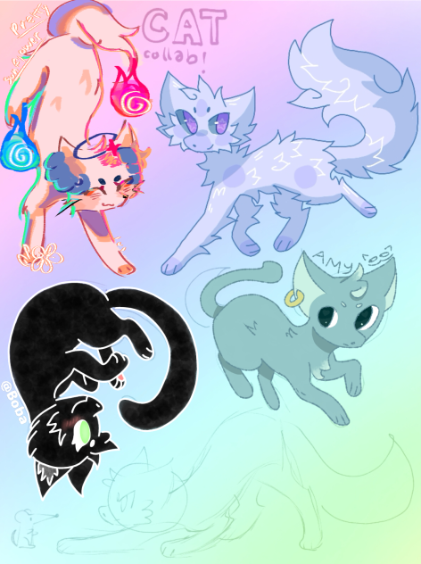 Cat (Collab)!!!! - ibisPaint