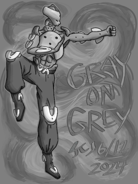 Gray on Grey - ibisPaint