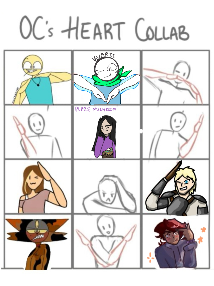 Heart Collab! ️ (repost!!) - ibisPaint