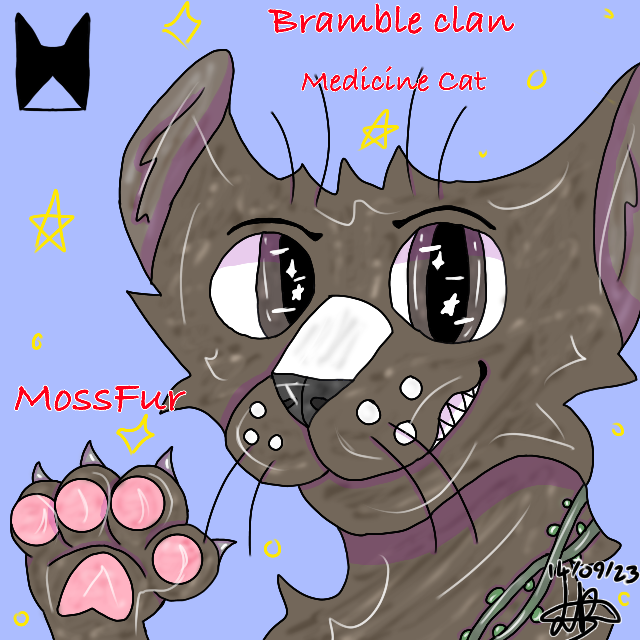 MossFur pfp! - ibisPaint