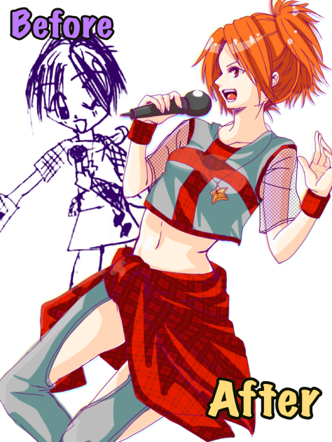 Before→After - ibisPaint