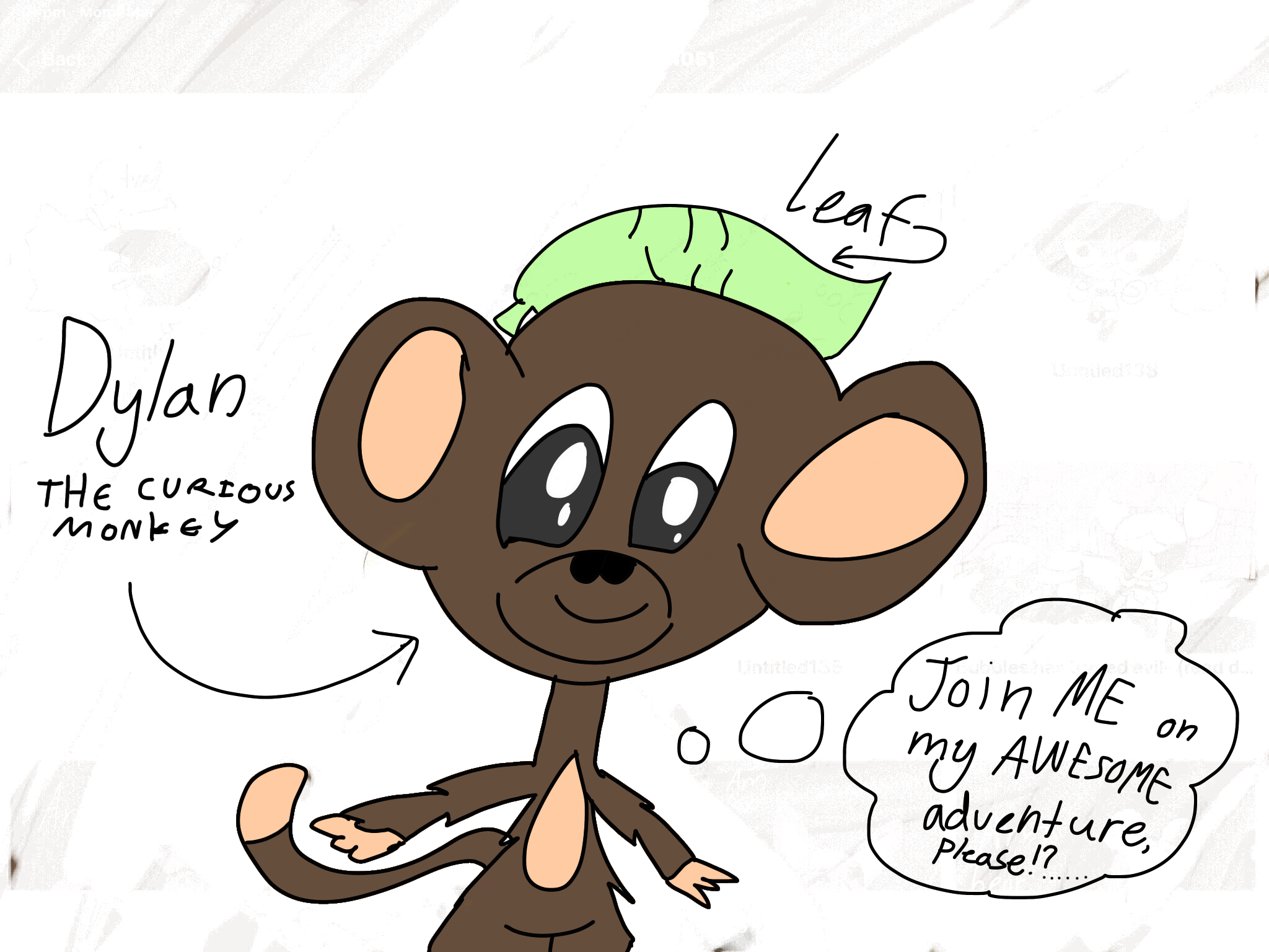 Dylan (the curious monkey) (read desc) - ibisPaint