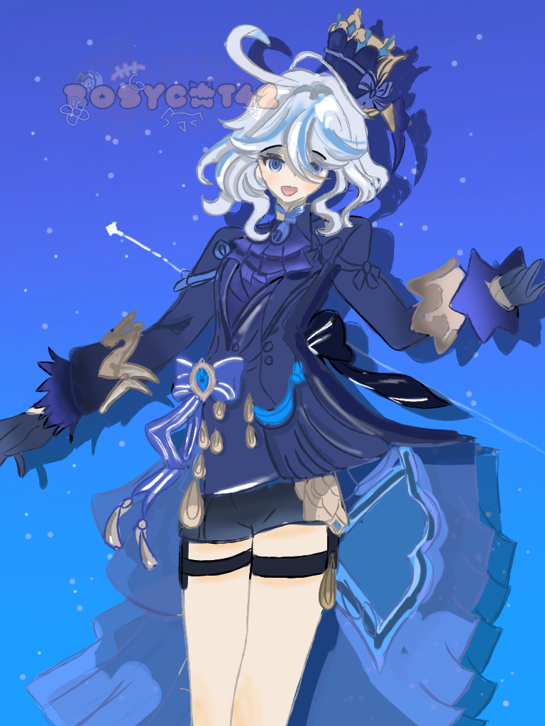 Furina!! 💙🌊 - ibisPaint