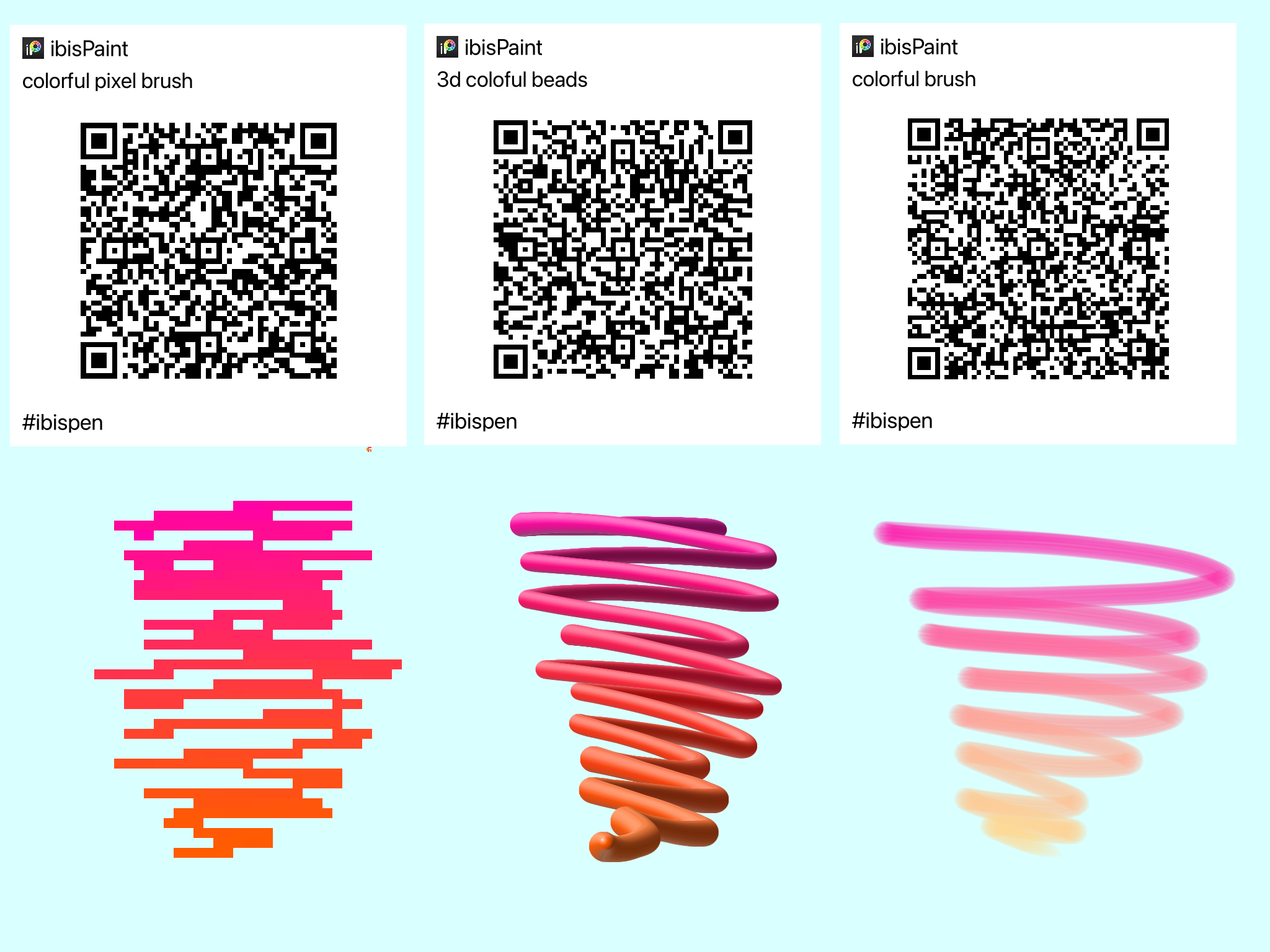 my coloful brush stuff - ibisPaint