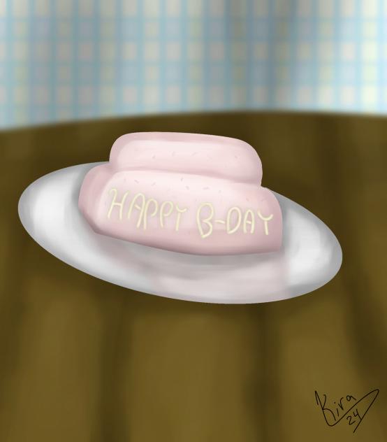 birthday cake - ibisPaint