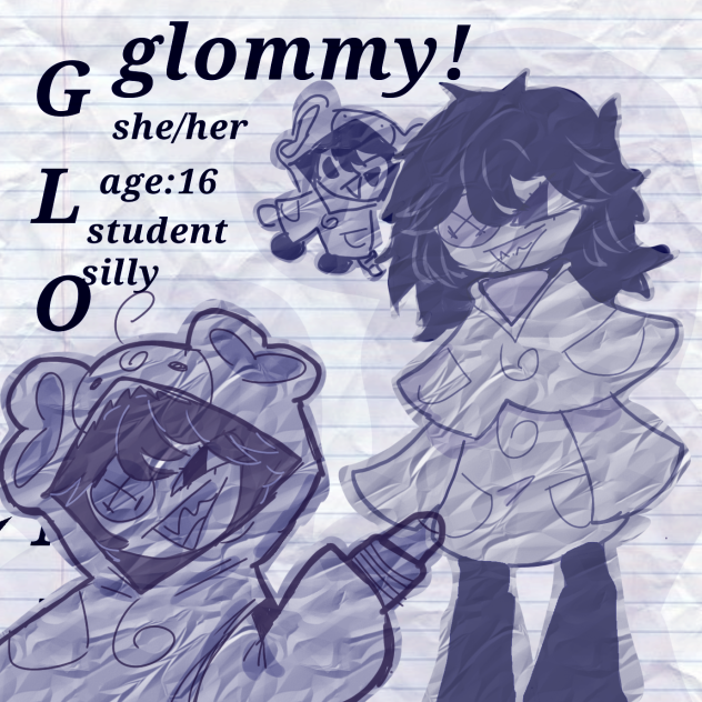 GLOMMY THE SILLY BULLY STUDENT fpe - ibisPaint