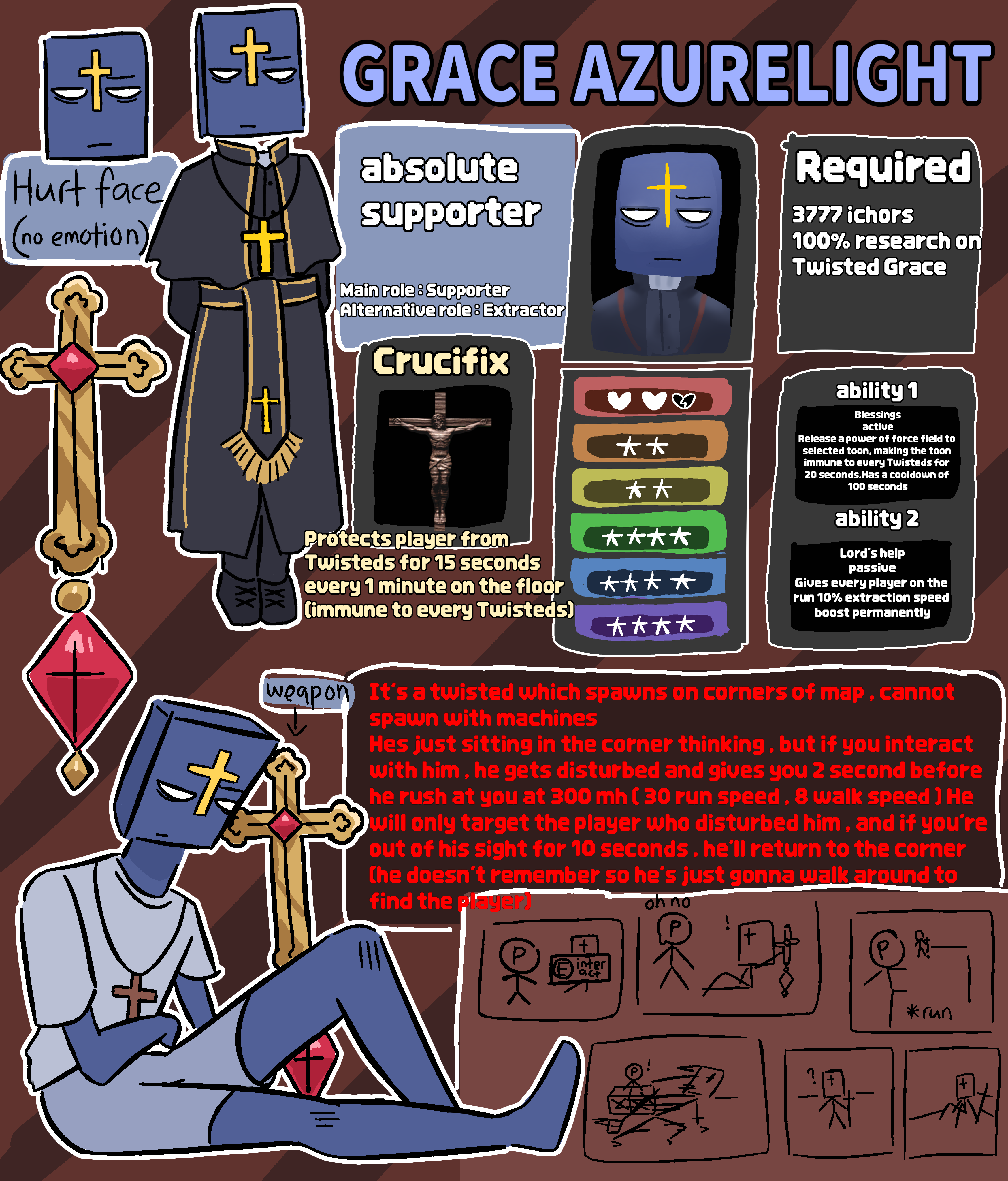 My OC for endless run AU by Alden - ibisPaint