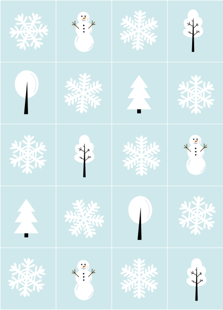 Winter Pattern - ibisPaint