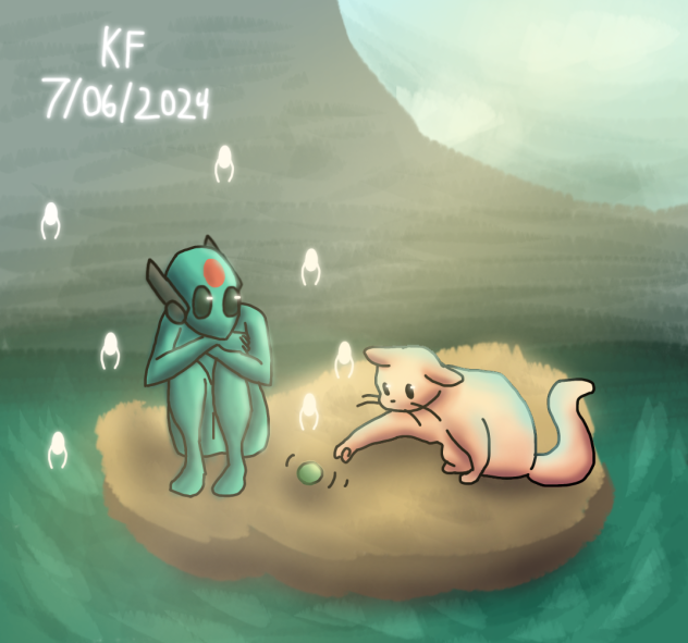 Looks to the moon (Rainworld) - ibisPaint