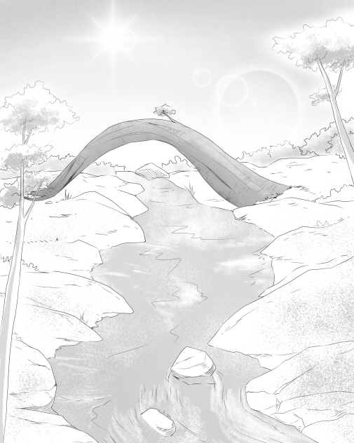 tree bridge - ibisPaint