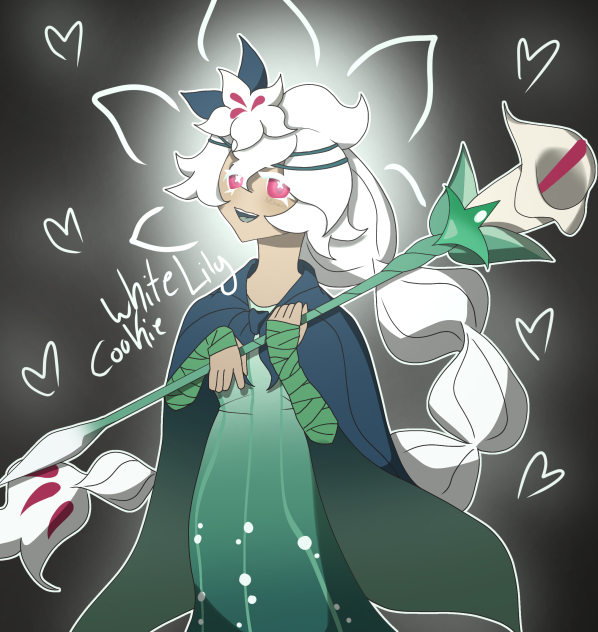 White Lily Cookie - ibisPaint