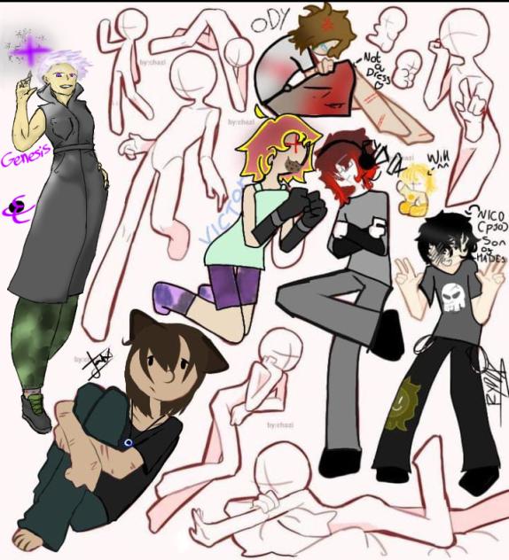 Le pose colab - ibisPaint