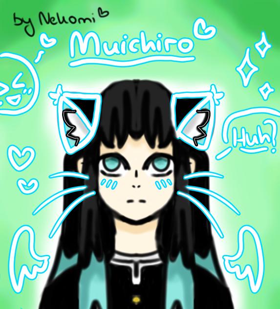 Muichiro Neon Cat - ibisPaint