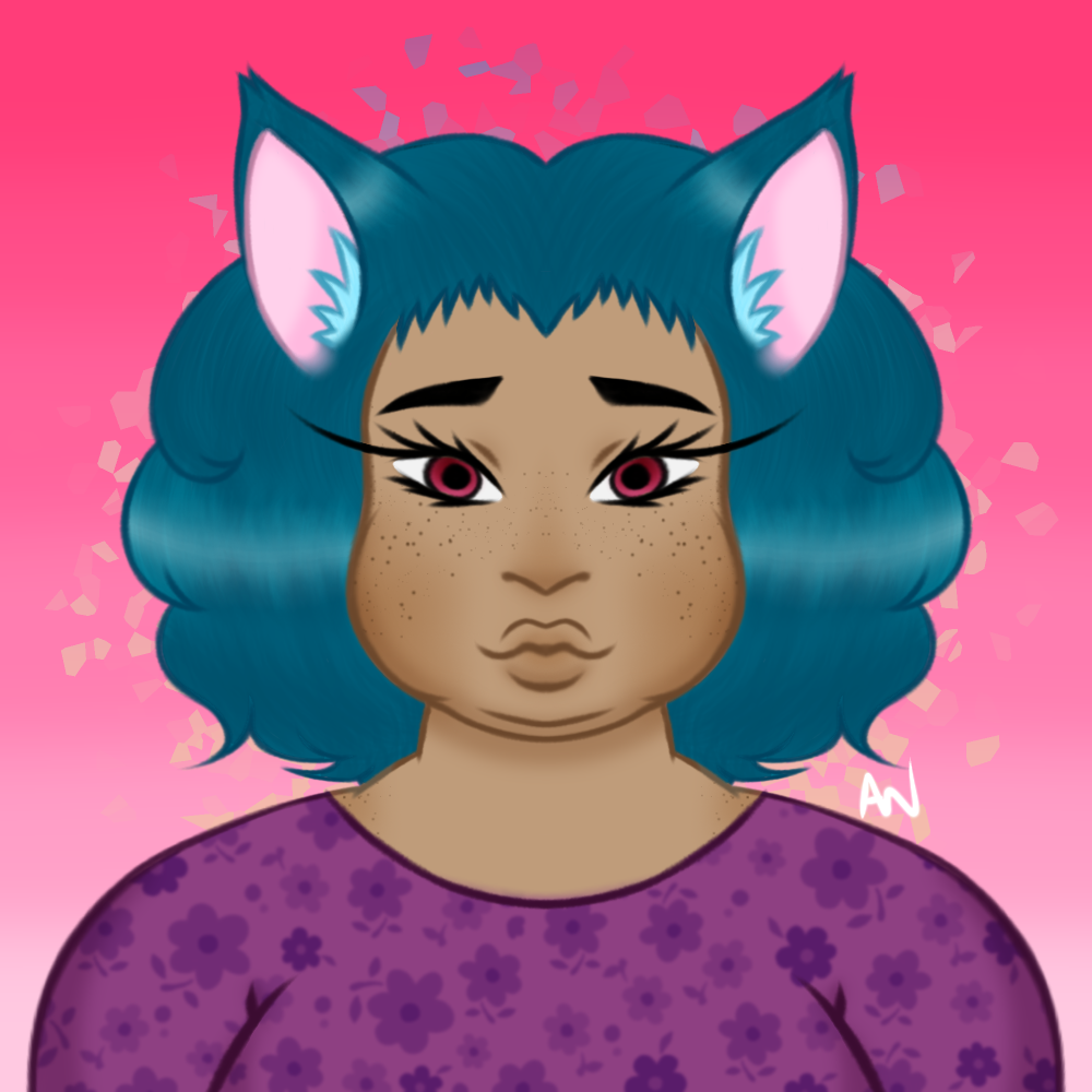 Chubby Cat Girl - ibisPaint