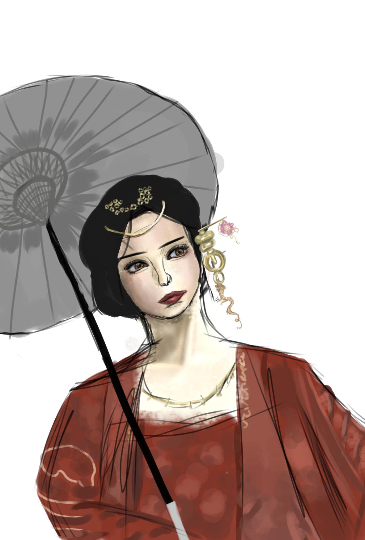 Trying a diff art style - ibisPaint