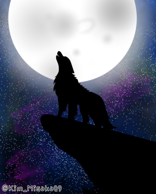 Wolf Moon - ibisPaint